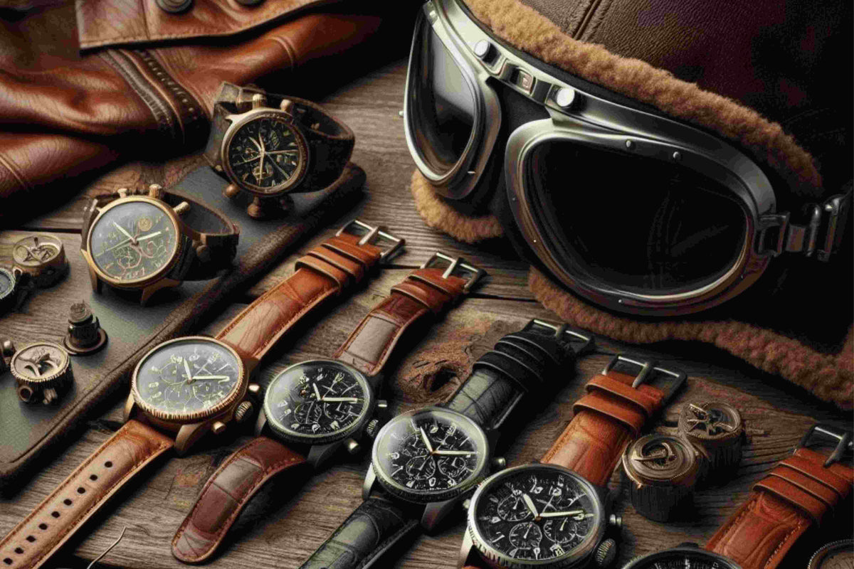 Conquer the Skies: Men's Aviator Watches for High-Flying Style – Beard ...